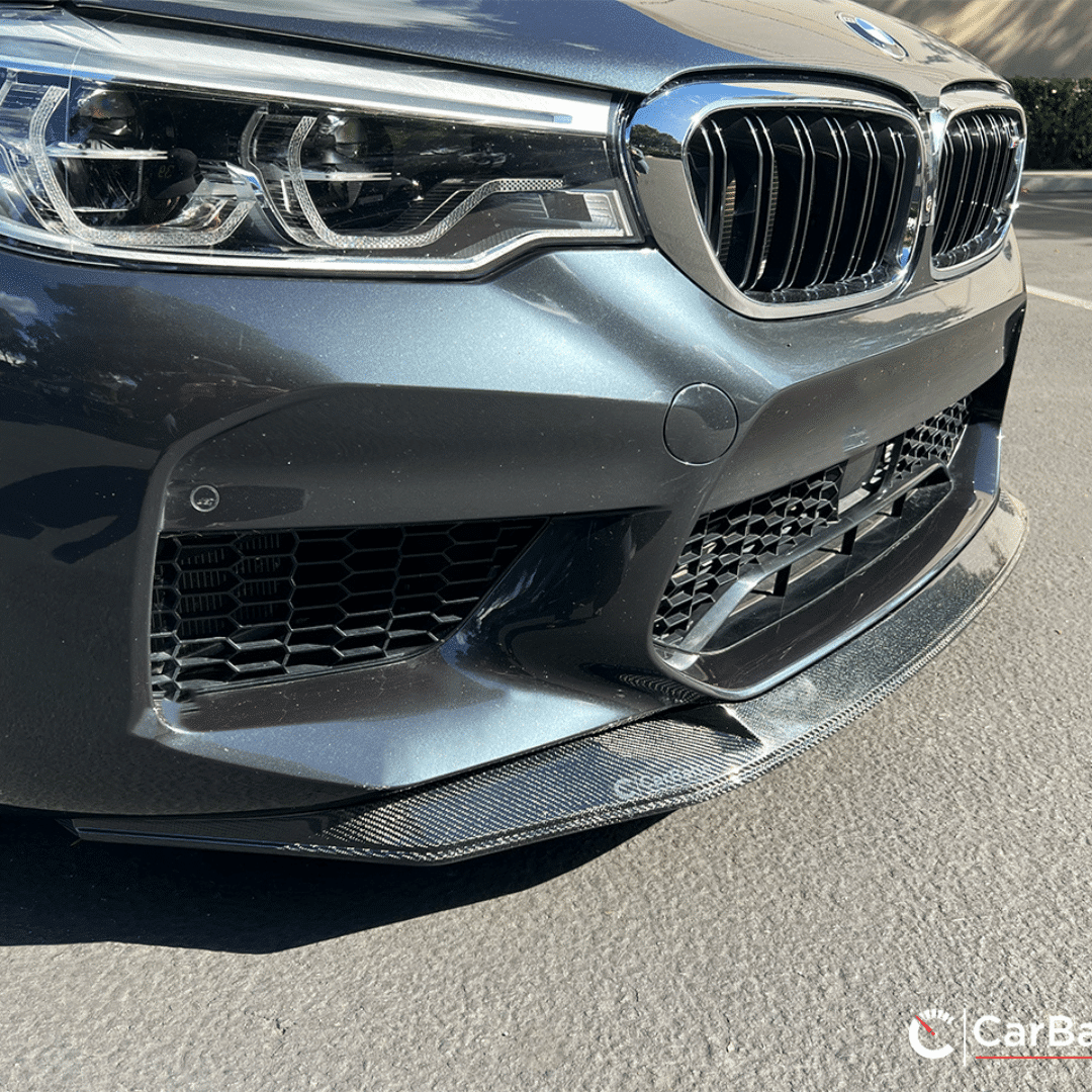Gloss Carbon Front Splitter | BMW M5 – CarBahn