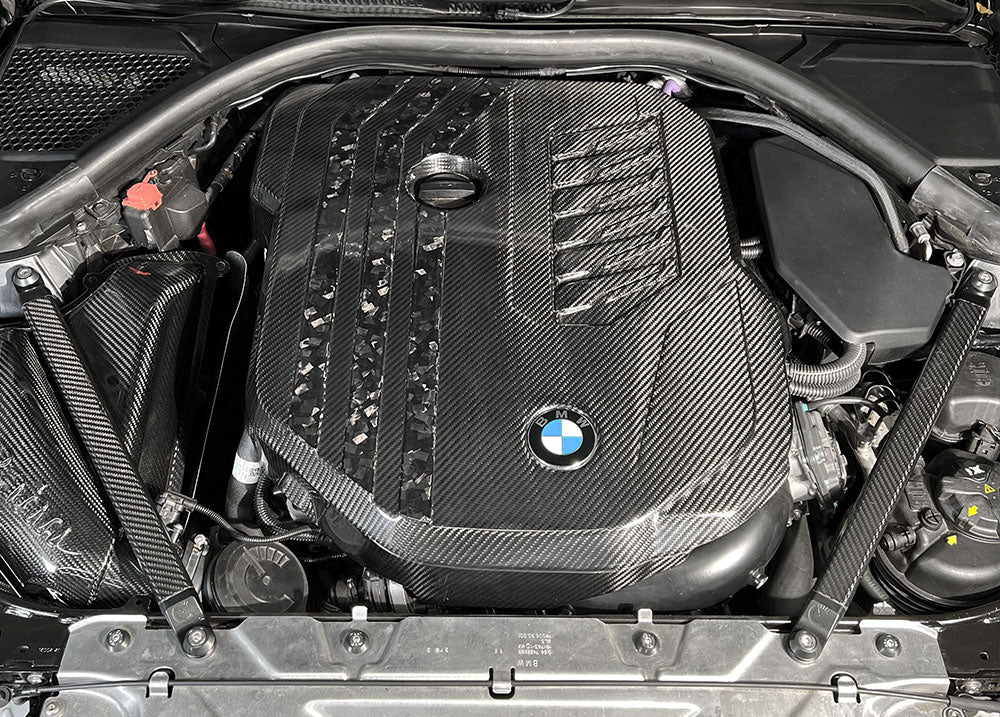 Carbon Fiber Engine Chassis Brace Set | BMW M240i/ M340i/ M440i – CarBahn